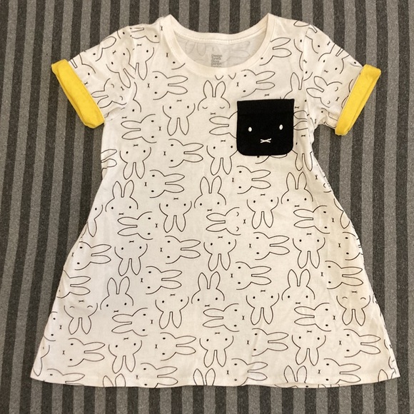 miffy | Dresses | Miffy X Design Tshirts Store Graniph Cotton Dress ...